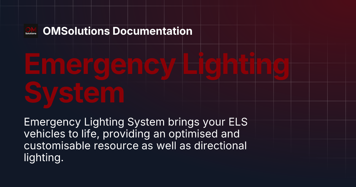 Emergency Lighting System | OMSolutions Documentation